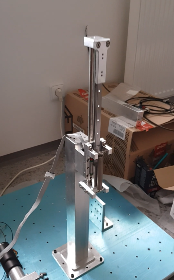 Elmatec - Prototype of vertical linear actuator LA-LMMR-V-09